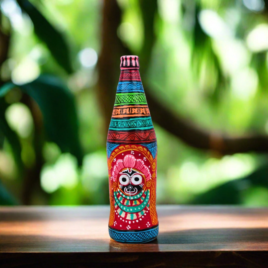 Pattachitra - Bottle Painting trimurti – KalaKart