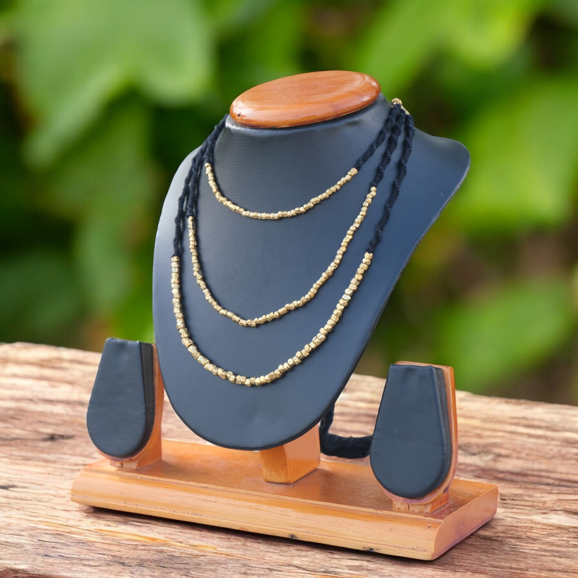 Dhokra Craft Handmade Abha Necklace - Authentic Tribal Brass Jewelry I ...